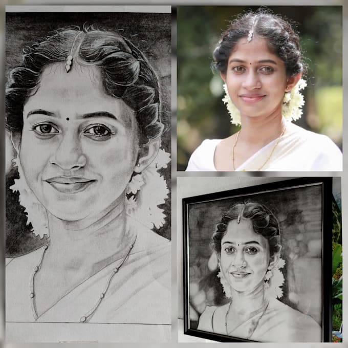 Create exquisite custom pencil drawings for you by Gishanth_2312 | Fiverr
