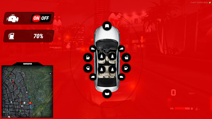 Car control ui fivem by Bryt3xx | Fiverr