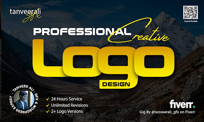 Design custom logo for your brand identity by Tanveerali_gfx | Fiverr
