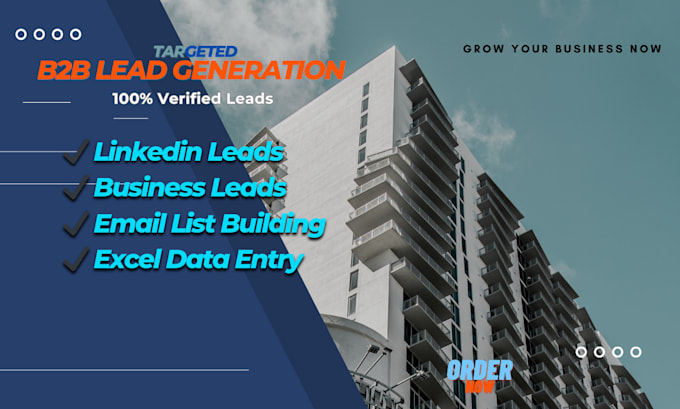Do targeted b2b lead generation and prospect list building by Yasin1971 | Fiverr