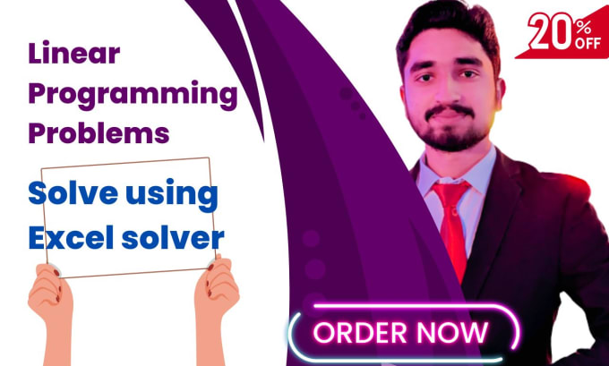 Solve linear programming problem help of excel solver by Jacksparrow190 ...