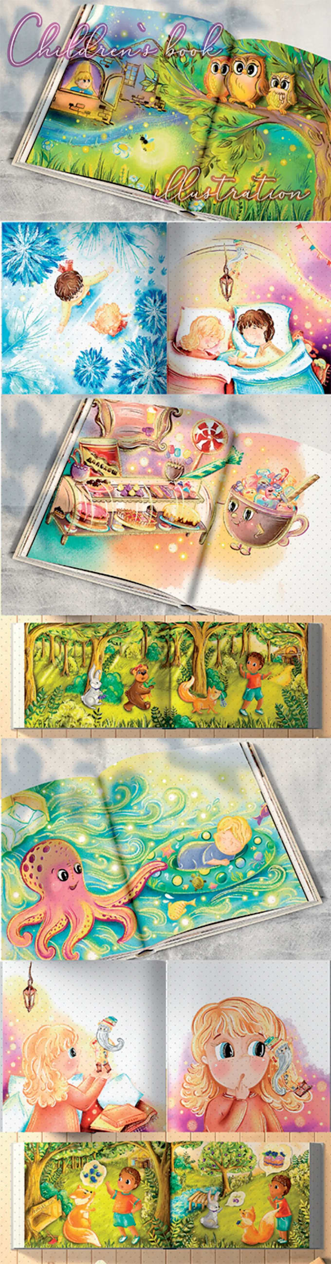 Draw children story book illustration by Mehvishbatoo440 | Fiverr