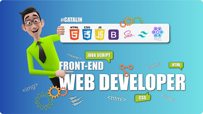 Be your front end web developer by Verde03 | Fiverr