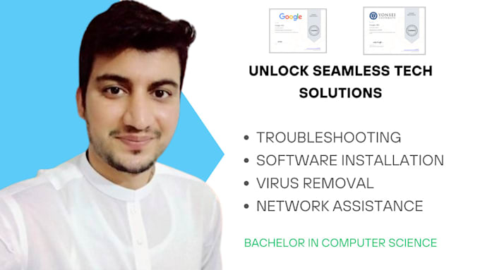 Expert it support for seamless tech solutions by Liaqat_official | Fiverr