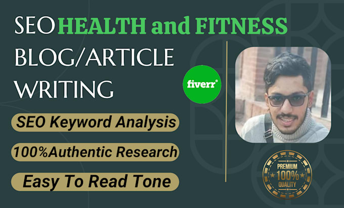 Write seo optimised health and mental health blogs and articles for ...