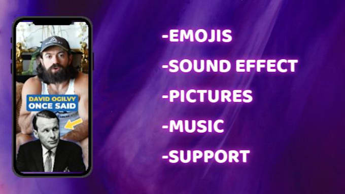 Edit tiktok, youtube short, insta reel with caption by Saymon73 | Fiverr