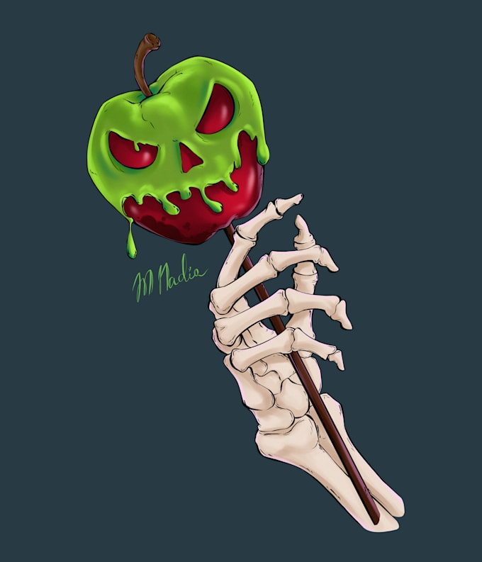 Draw halloween cartoon illustration or character by Nadiakolodiy | Fiverr