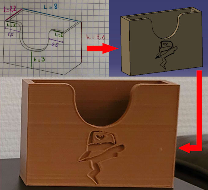 3d model your 2d sketches for 3d printing by Julien_maeckg | Fiverr 3d model your 2d sketches for 3d printing by Julien_maeckg | Fiverr