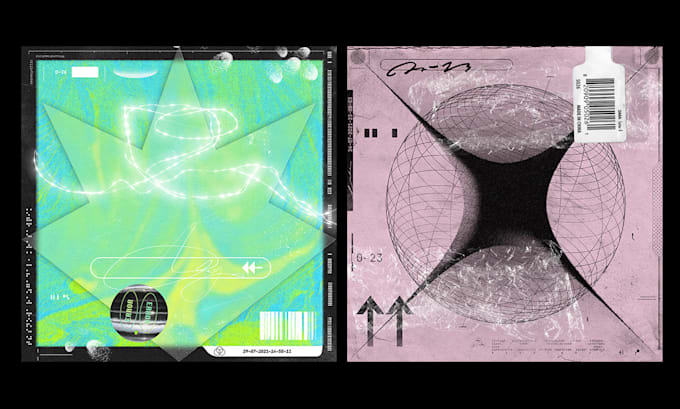 Design electronic, rap, edm album cover by Anastasiadoluda | Fiverr