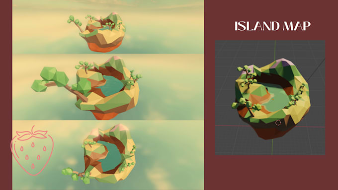 Make detailed interior and exterior maps, buildings, landscapes for ...