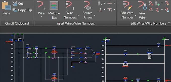 Draw and redraw electrical wiring diagram and plc wiring diagram in ...
