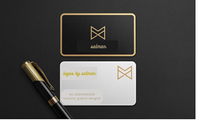 Create minimalist luxury elegant business card design by Salmanraza819 ...