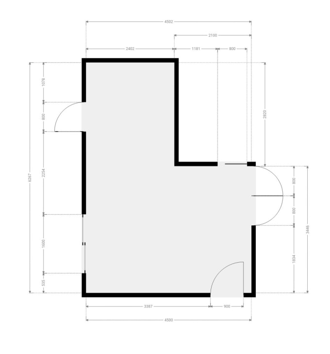 Transform simple drawing in technical planimetry by Studioay | Fiverr