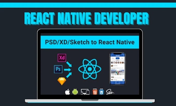 Provide and convert figma, psd, xd design into best react native service by Noman_826 | Fiverr