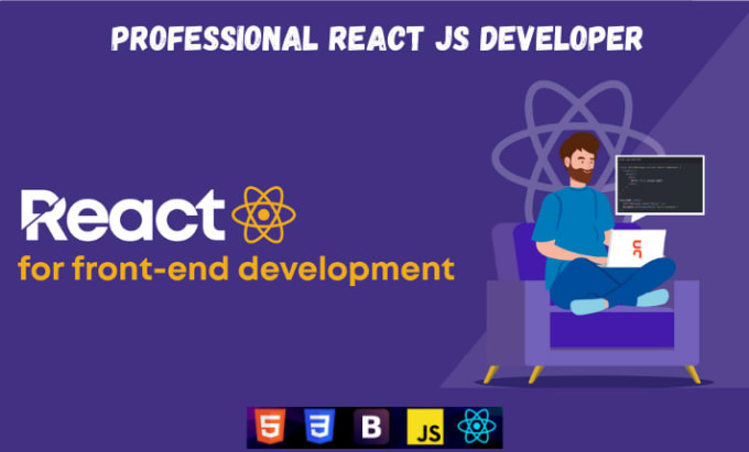 Be Your Frontend Developer Using Html Css And React Js By