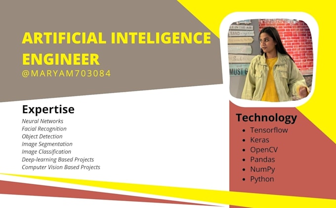 Do machine learning and deep learning python projects by Maryam703084 | Fiverr