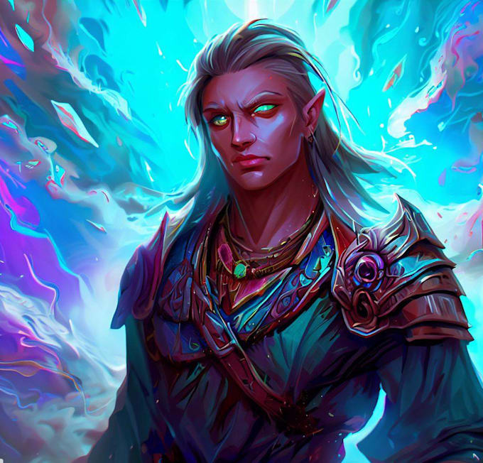 Create your fantasy character art by Arachora | Fiverr