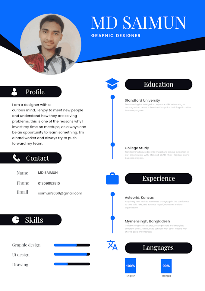 Do graphic design work by Saimun9069 | Fiverr
