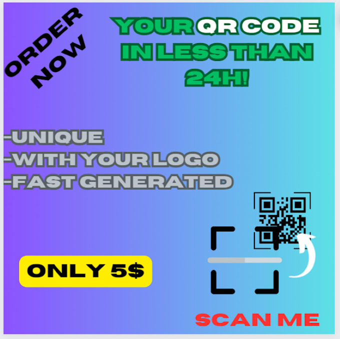 Create a unique qr code for your business by Amineladjal | Fiverr