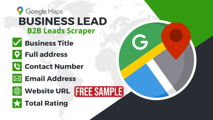 Do google map scraping for quality local b2b leads generation with leads scraper by Zulqarnz ...