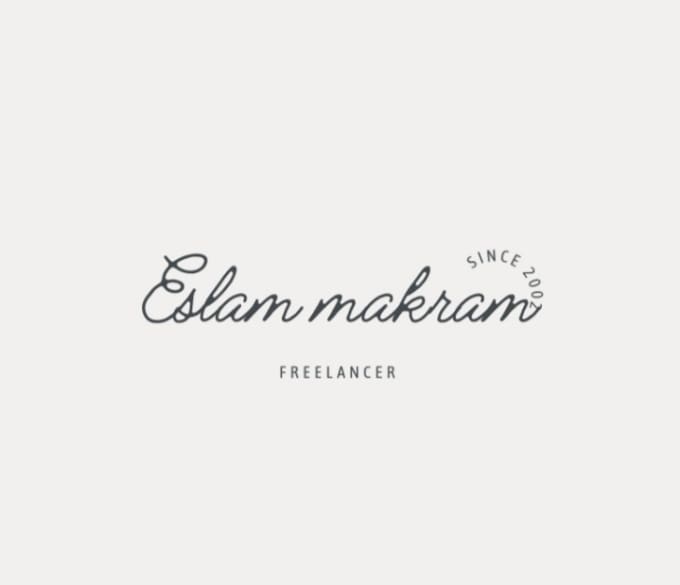 Design a handwritten logo by Eslam1makram | Fiverr