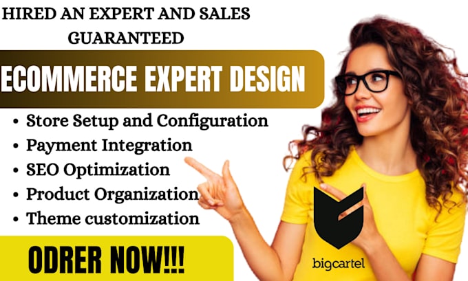 Design, redesign woocommerce website bigcommerce big cartel shift4shop ...