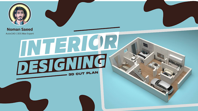 Design interior render or 3d cut floor plan by Axionlayouts | Fiverr