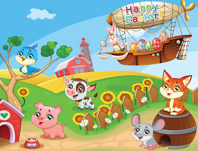 Create unique children book story illustration, kids book cover by ...