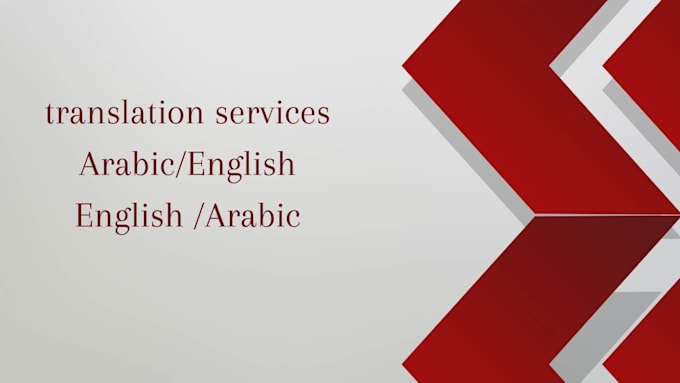 Do perfect english arabic, arabic english translation by Soltanirabiaa ...