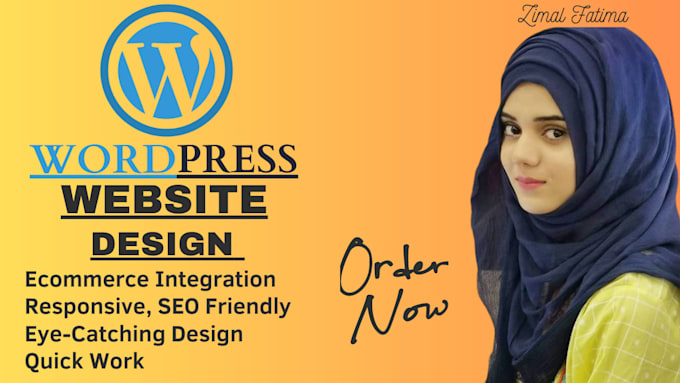 Design your wordpress website in any niche by Ahmad100k0 | Fiverr