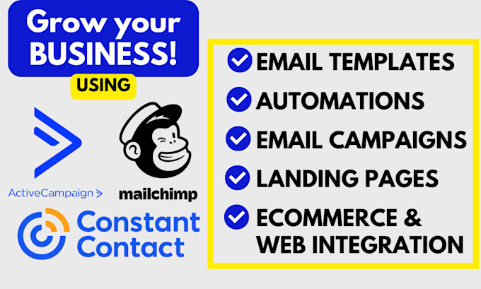Setup activecampaign mailchimp constant contact in just 24hrs by ...