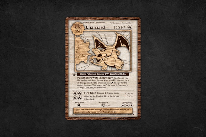 Make you any pokemon card vector for laser, mtg, yu gi oh by Mirzaayyan ...