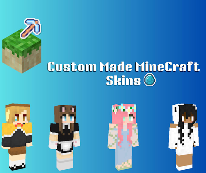 Make you a custom minecraft skin by Chrissyxtream | Fiverr