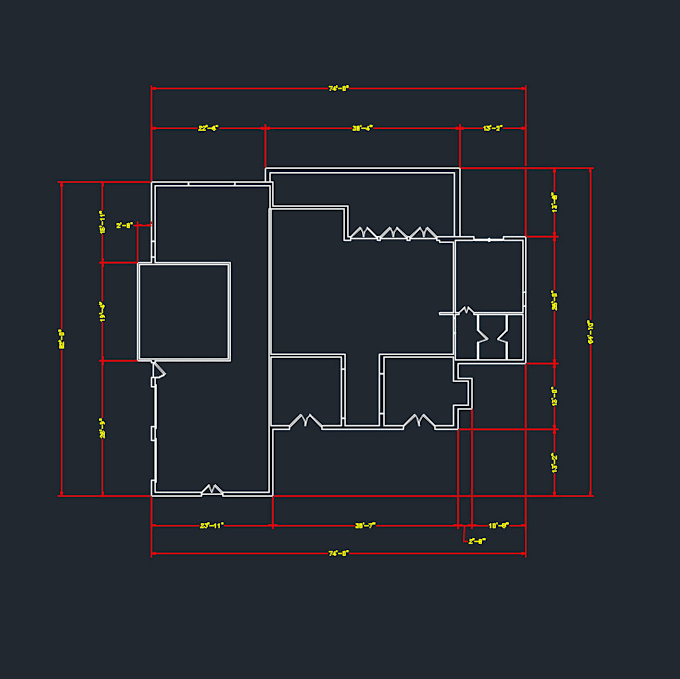 Draw your architectural plans or sketches in autocad by Gerardourias92 ...