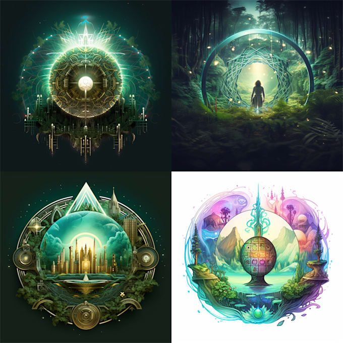 Create stunning custom ai art using midjourney by Hikgdsthjv | Fiverr