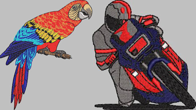 Convert logo into embroidery digitizing file in wilcom software by Zahidhold | Fiverr