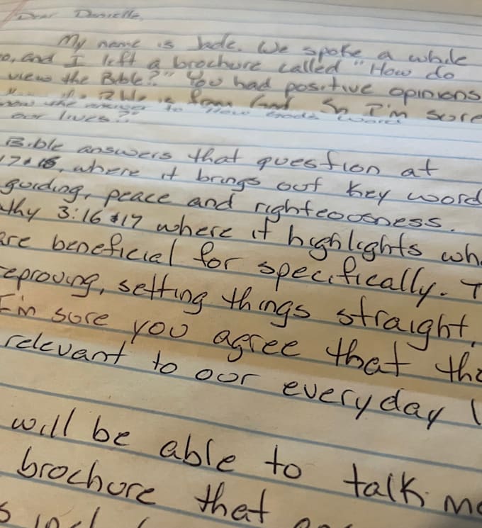 Handwrite any letter adding a personal touch to your words by Jadewills ...