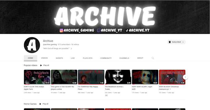 Design a youtube thumbnail, logo, or channel art by Jonnyboy557 | Fiverr