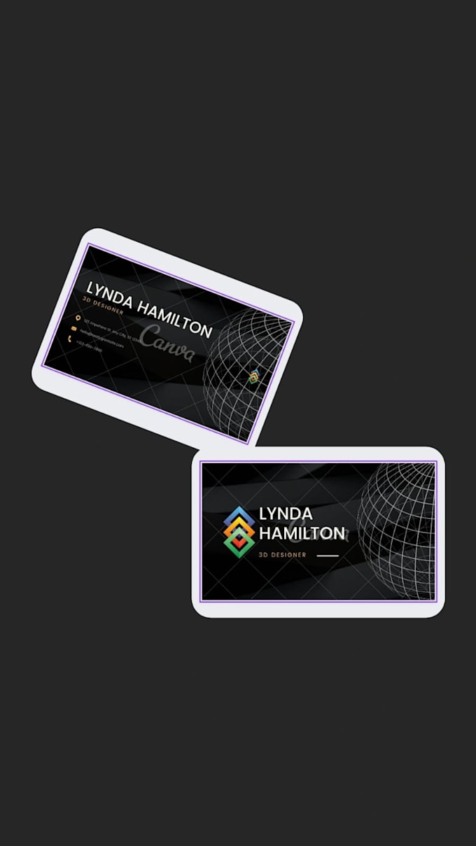 Hi iam shivam graphic designer business card by Shivamshakya63 | Fiverr