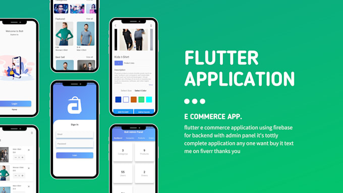 Do flutter app, flutter app developer, flutter app development, by Flutter_dev225 | Fiverr