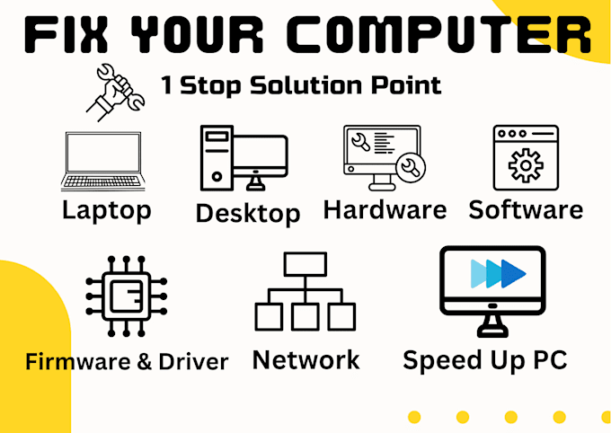 Fix any windows issues like software, hardware, networks and more by Faysalmanik | Fiverr
