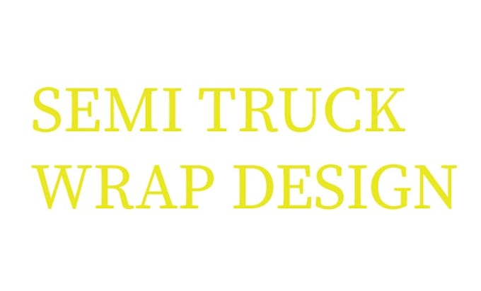 Design professional box truck and semi truck wrap design by ...