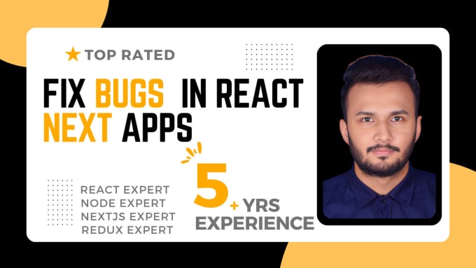 Fix bugs in reactjs nextjs apps by Mehdiraza2000 | Fiverr Fix bugs in reactjs nextjs apps by Mehdiraza2000 | Fiverr