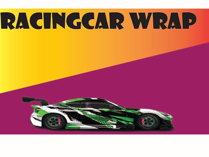Design creative racing car wraps,car wraps,racewraps,itasha wrap by ...
