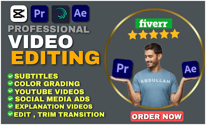 Do professional video editing in 4k by Abdullah4680 | Fiverr