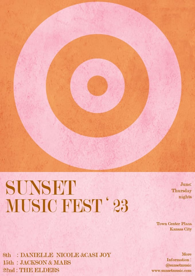 Create a music festival or event poster by Mitalig05 | Fiverr
