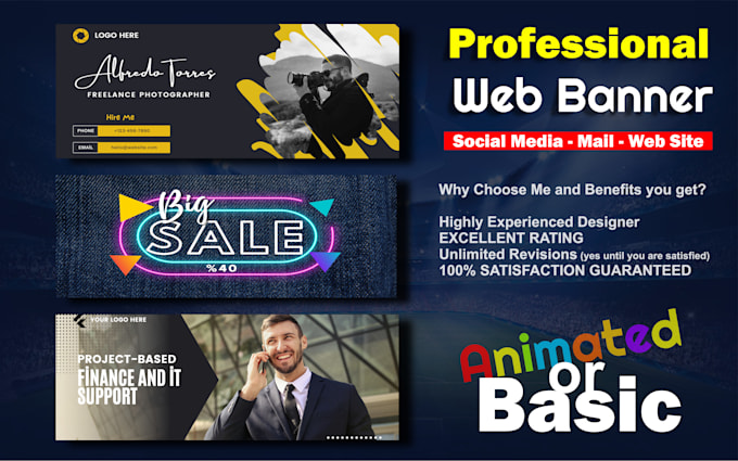 Do impressive and fluent banners by Brainiac_muse | Fiverr