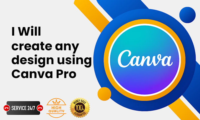 Create any canva pro design fastest, in one day by Shaheryarpathan | Fiverr