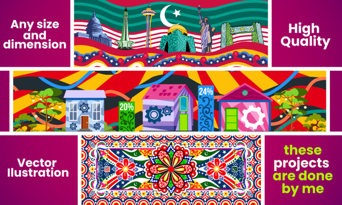 Make creative mural art, wall art vector illustration by Aggraphics143 ...