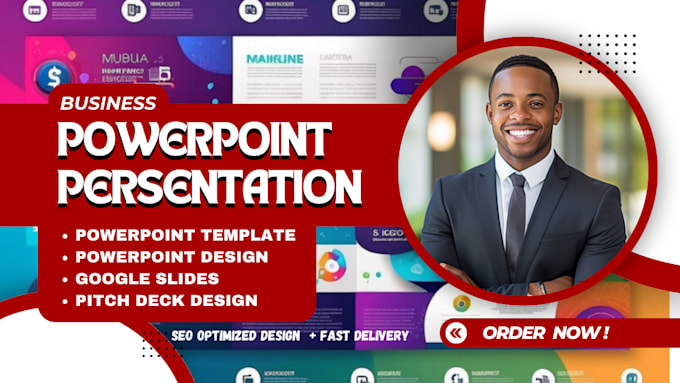 Design your business powerpoint presentation template pitch deck ...